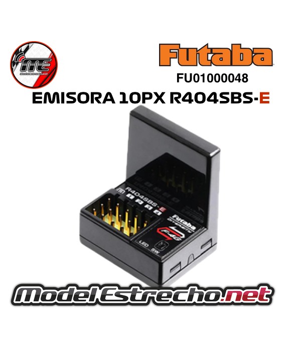 EMISORA FUTABA 10PX R404SBS-E 2.4Ghz