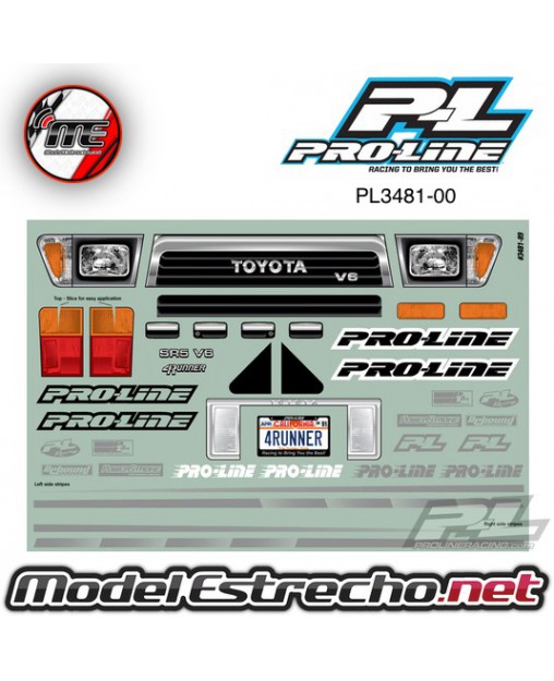 PROLINE 1991 TOYOTA 4RUNNER CLEAR BODY CRAWLER 12.3 ( 313mm ) WHEEL BASE